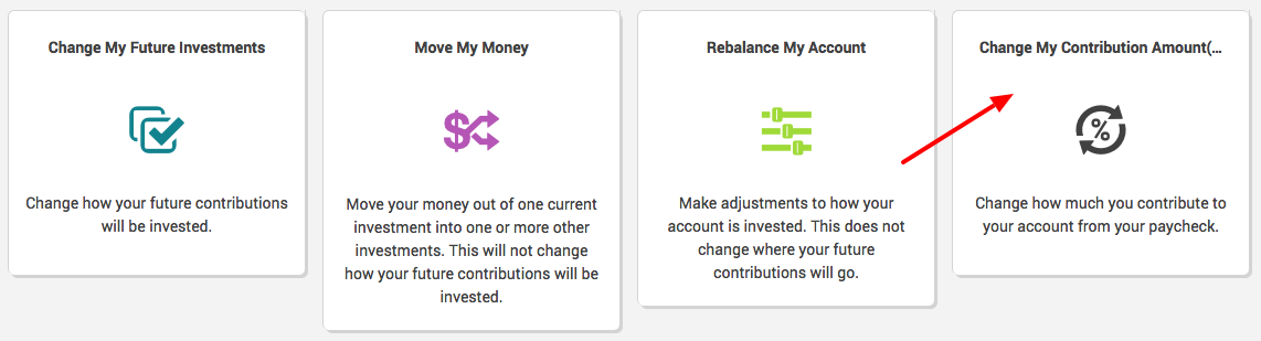 Contribution changes - Envoy Financial Support